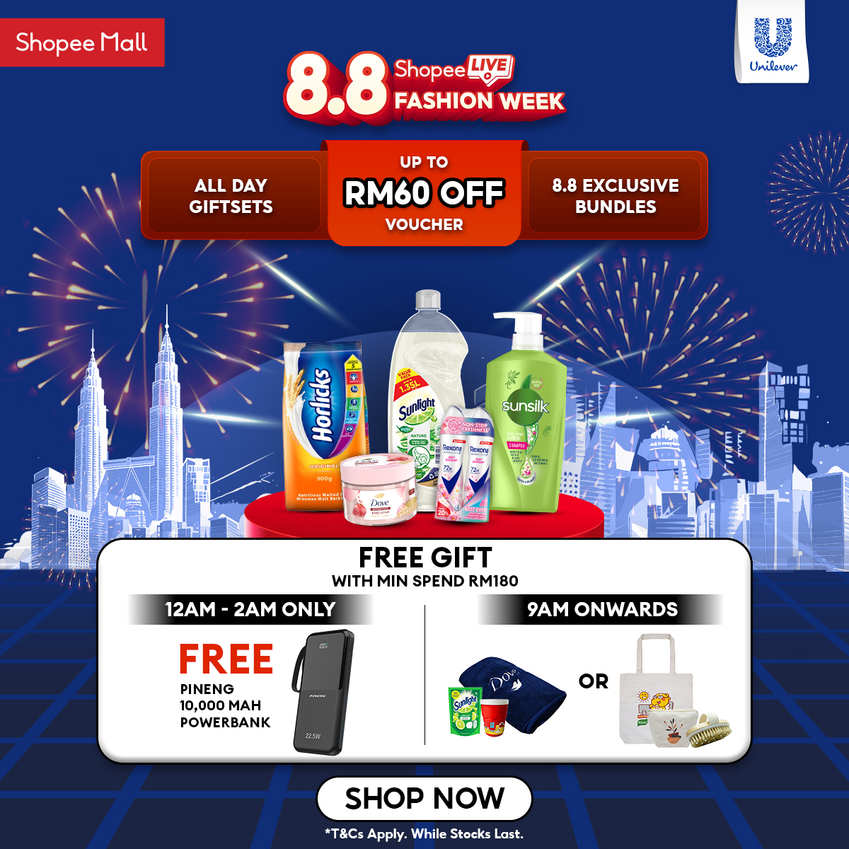 Unilever Official Online Store, August 2025 | Shopee Malaysia
