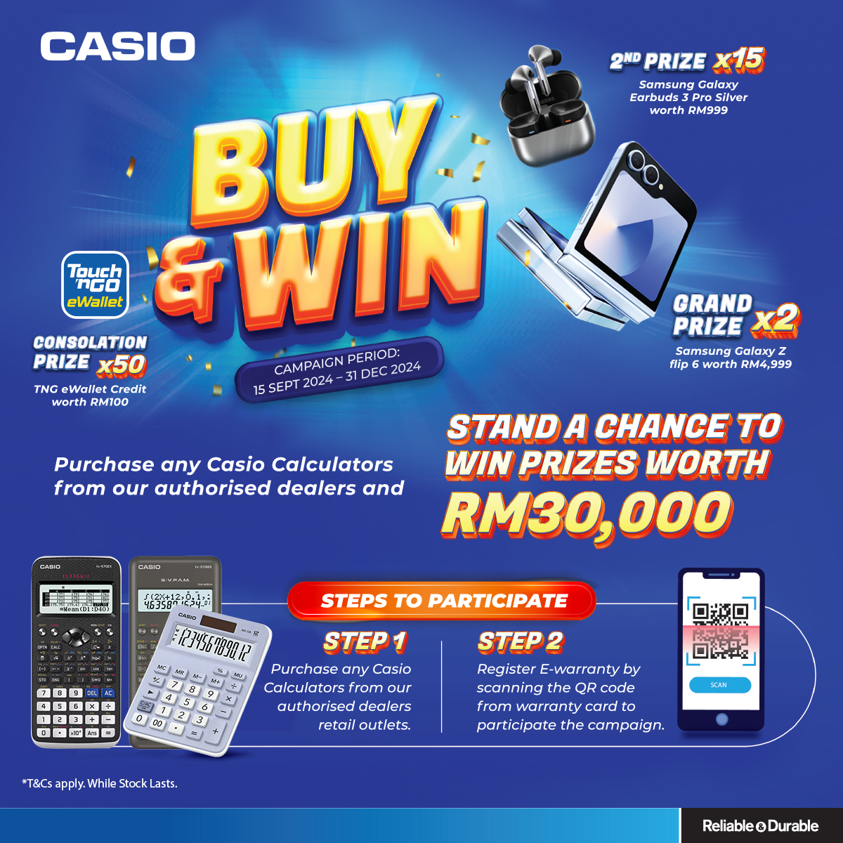 Casio Official Online Store, October 2025 | Shopee Malaysia