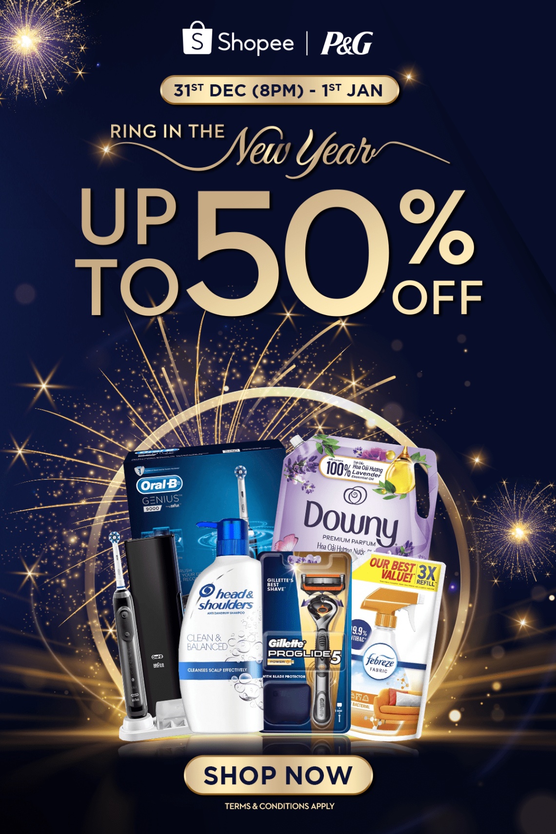 P&G Official Online Store, January 2025 | Shopee Malaysia