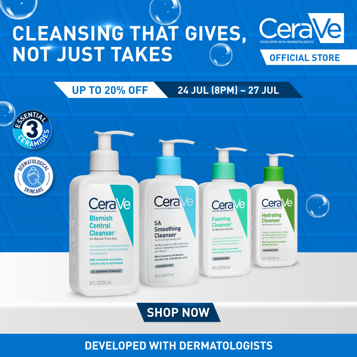 CeraVe Official Store Online, July 2025 | Shopee Malaysia