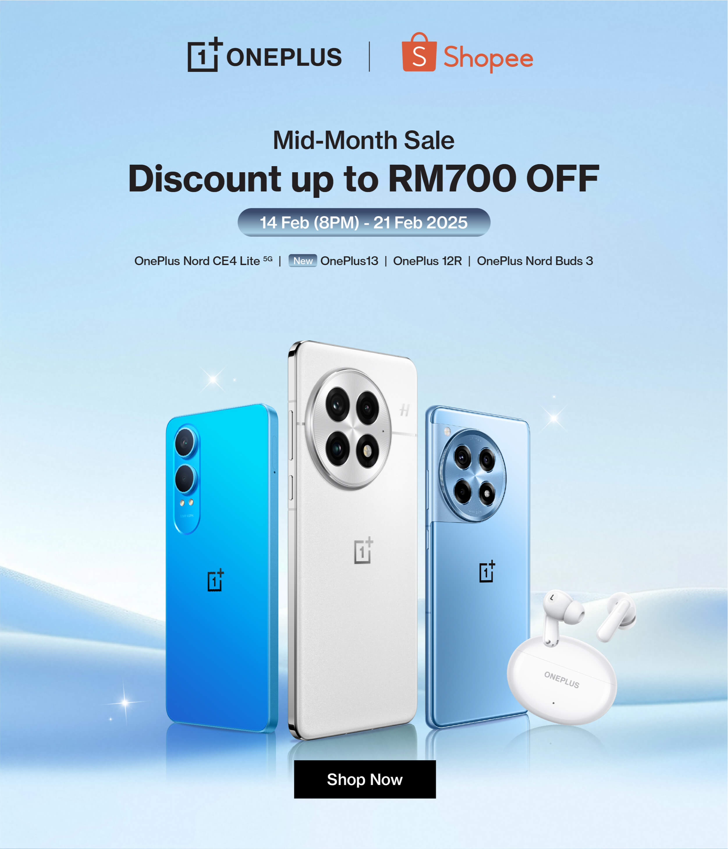 OnePlus Official Store Online, February 2025 | Shopee Malaysia