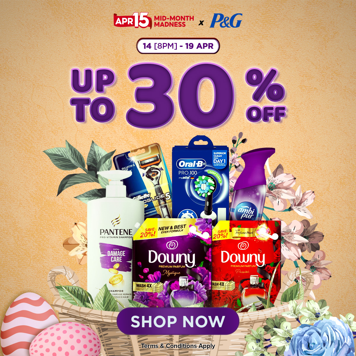 P&G Official Online Store, April 2025 | Shopee Malaysia