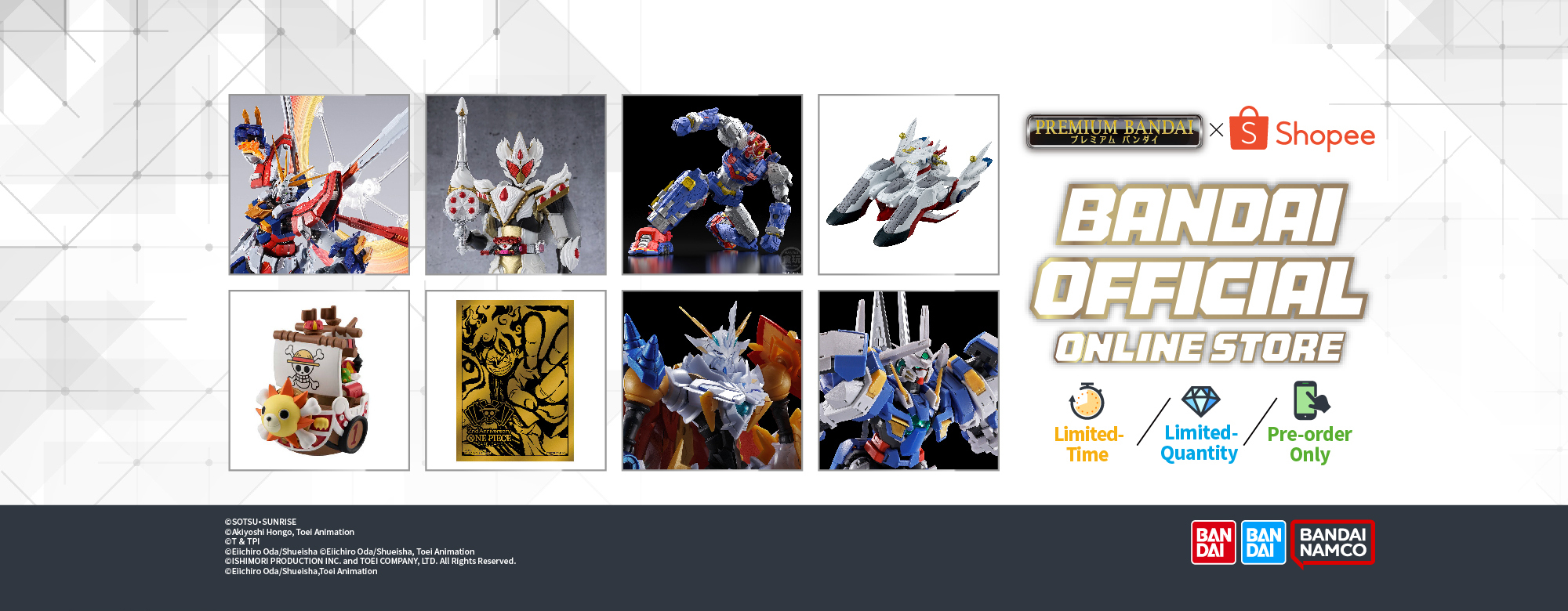 Premium Bandai Official Online Store, August 2025 | Shopee Malaysia