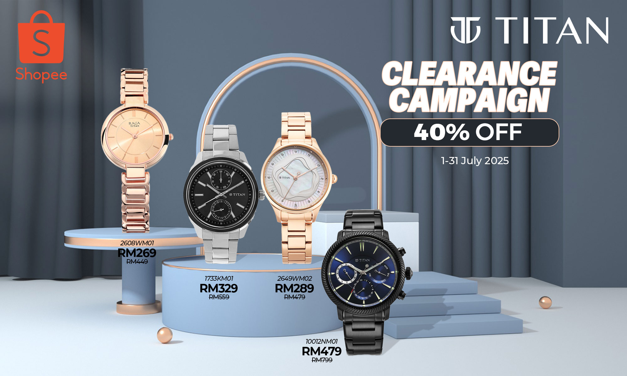 Titan Official Malaysia Online, July 2025 | Shopee Malaysia