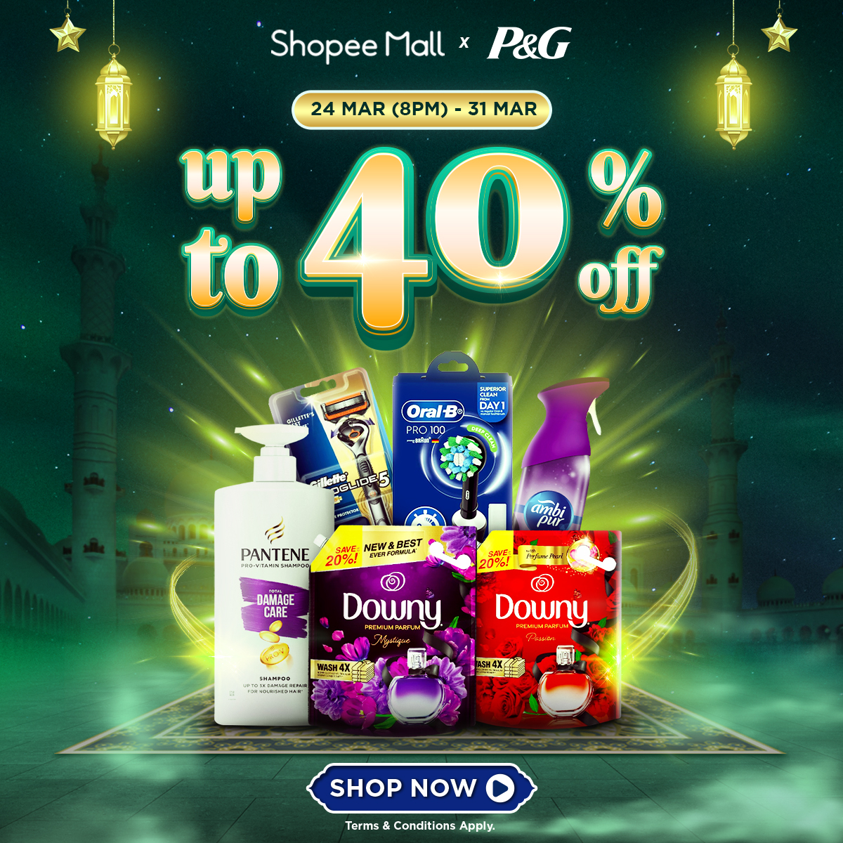 P&G Official Online Store, March 2025 | Shopee Malaysia