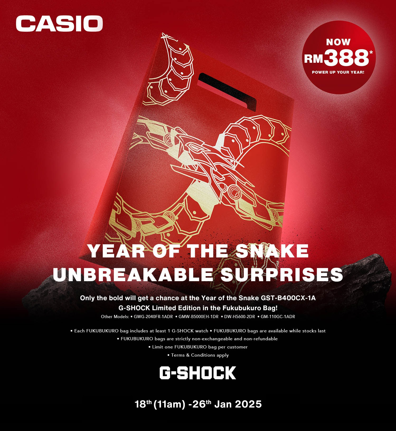 Casio Official Online Store, April 2025 | Shopee Malaysia