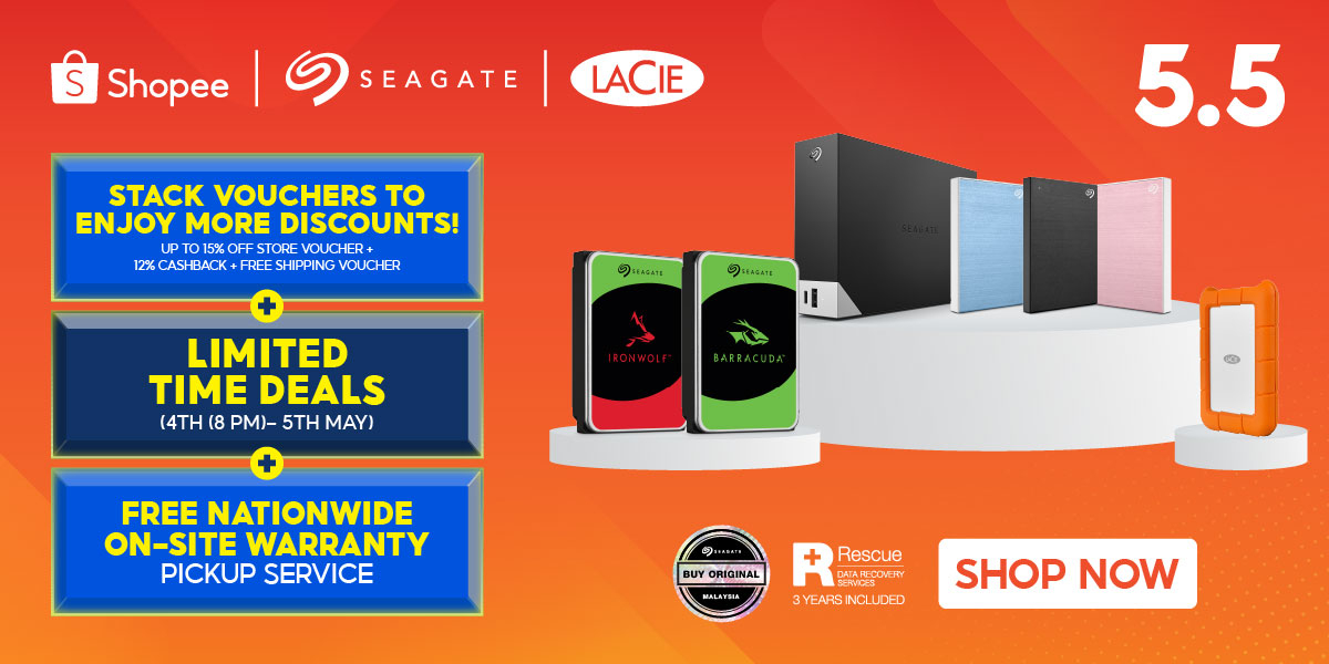 Seagate Official Store Online, May 2025 | Shopee Malaysia