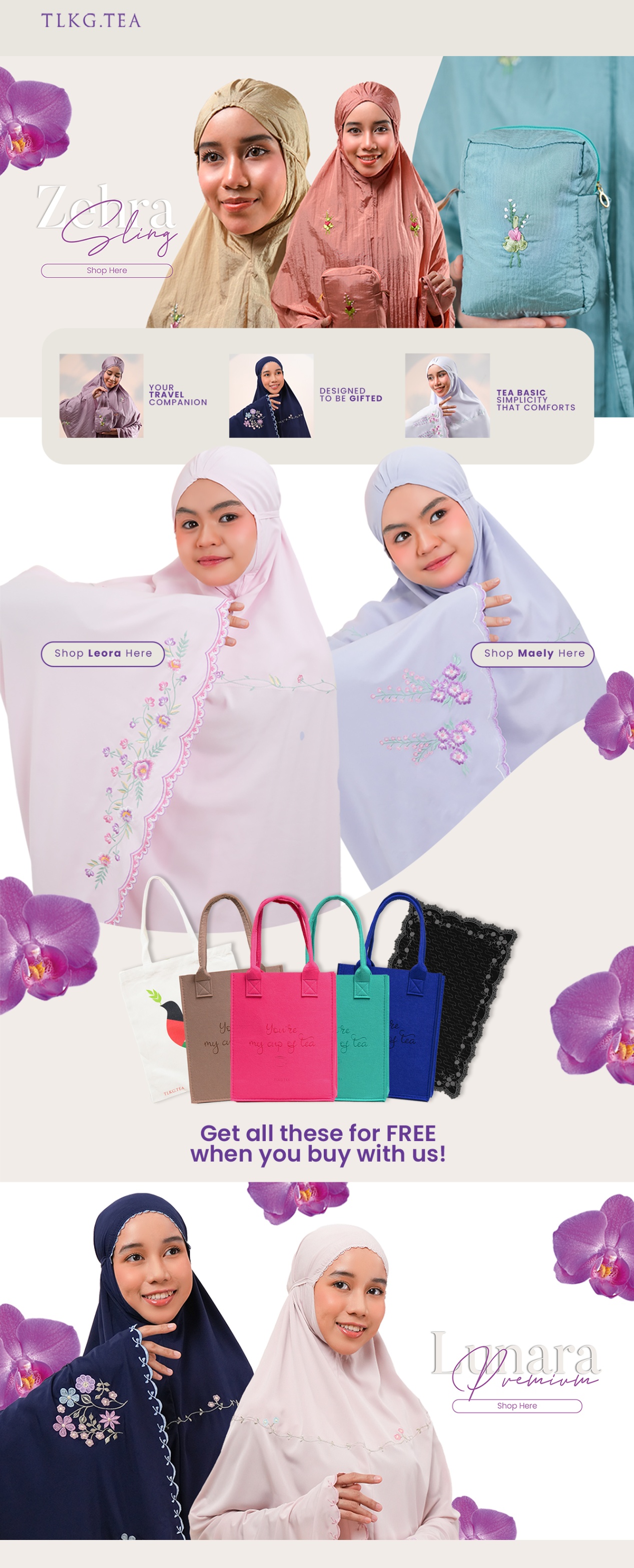 Telekung TEA Official Store Online, June 2025 | Shopee Malaysia