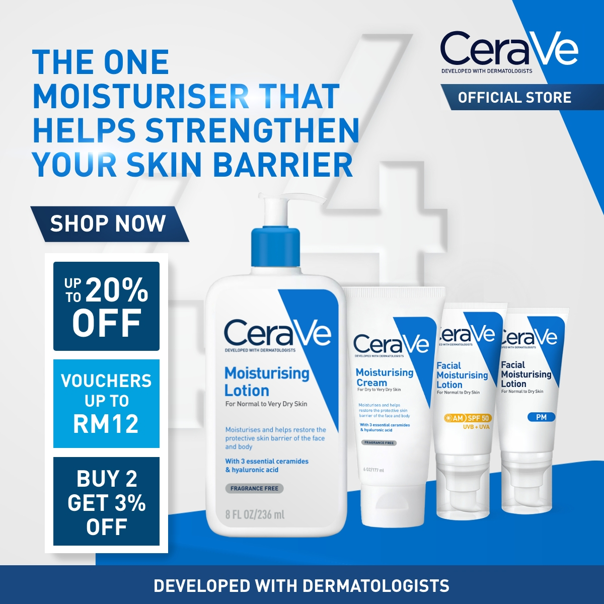 CeraVe Official Store Online, April 2025 | Shopee Malaysia