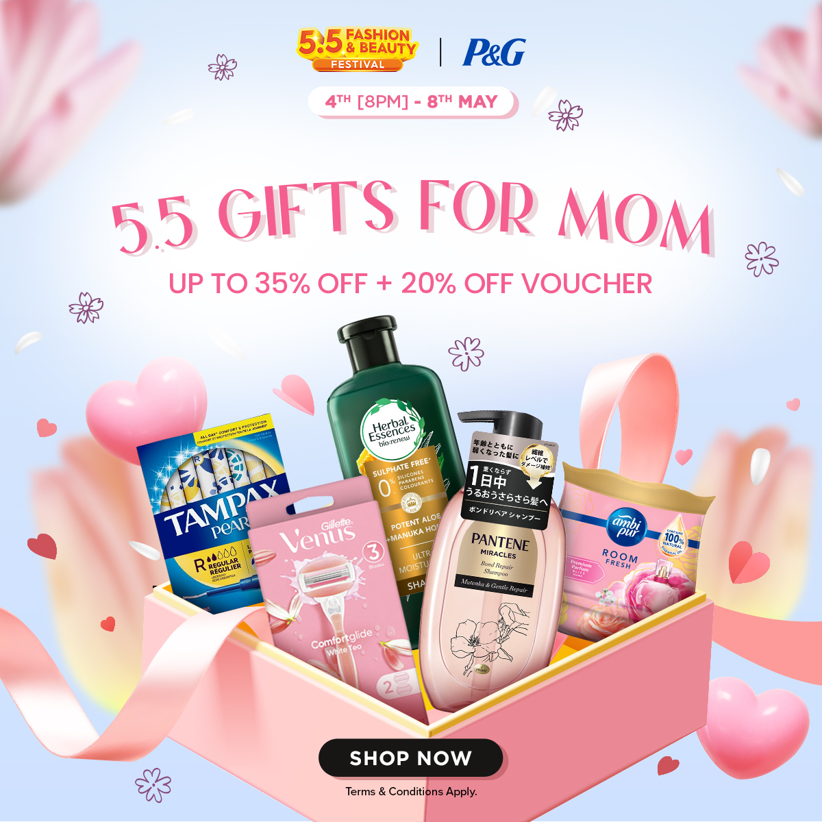 P&G Official Online Store, May 2025 | Shopee Malaysia