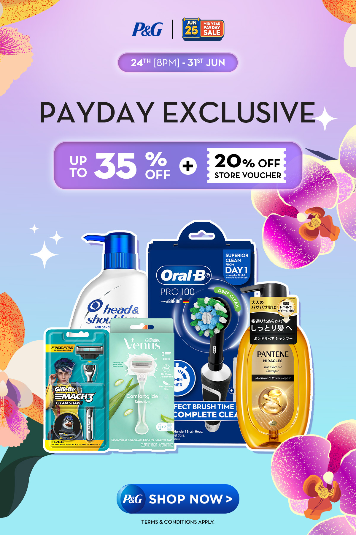 P&G Official Online Store, June 2025 | Shopee Malaysia