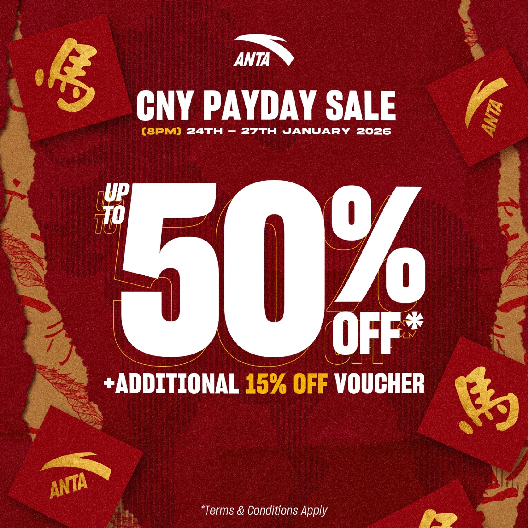 ANTA Official Online Store, January 2026 | Shopee Malaysia