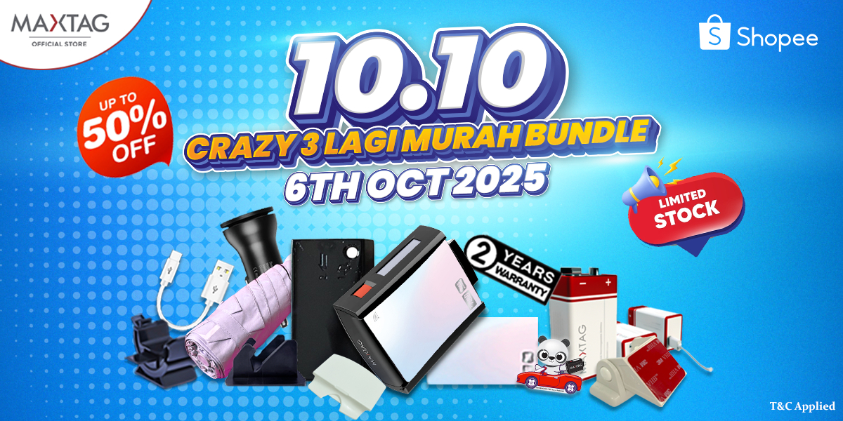 MaxTag Official Store Online, November 2025 | Shopee Malaysia