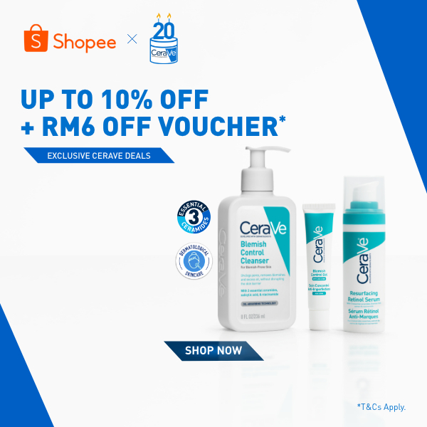 CeraVe Official Store Online, October 2025 | Shopee Malaysia