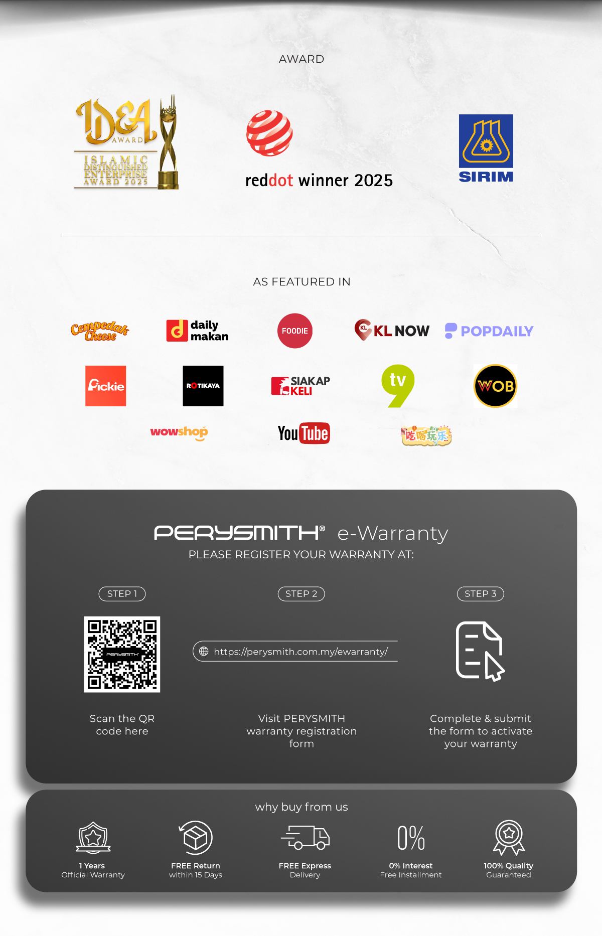 PerySmith Official Online Store, May 2026 | Shopee Malaysia