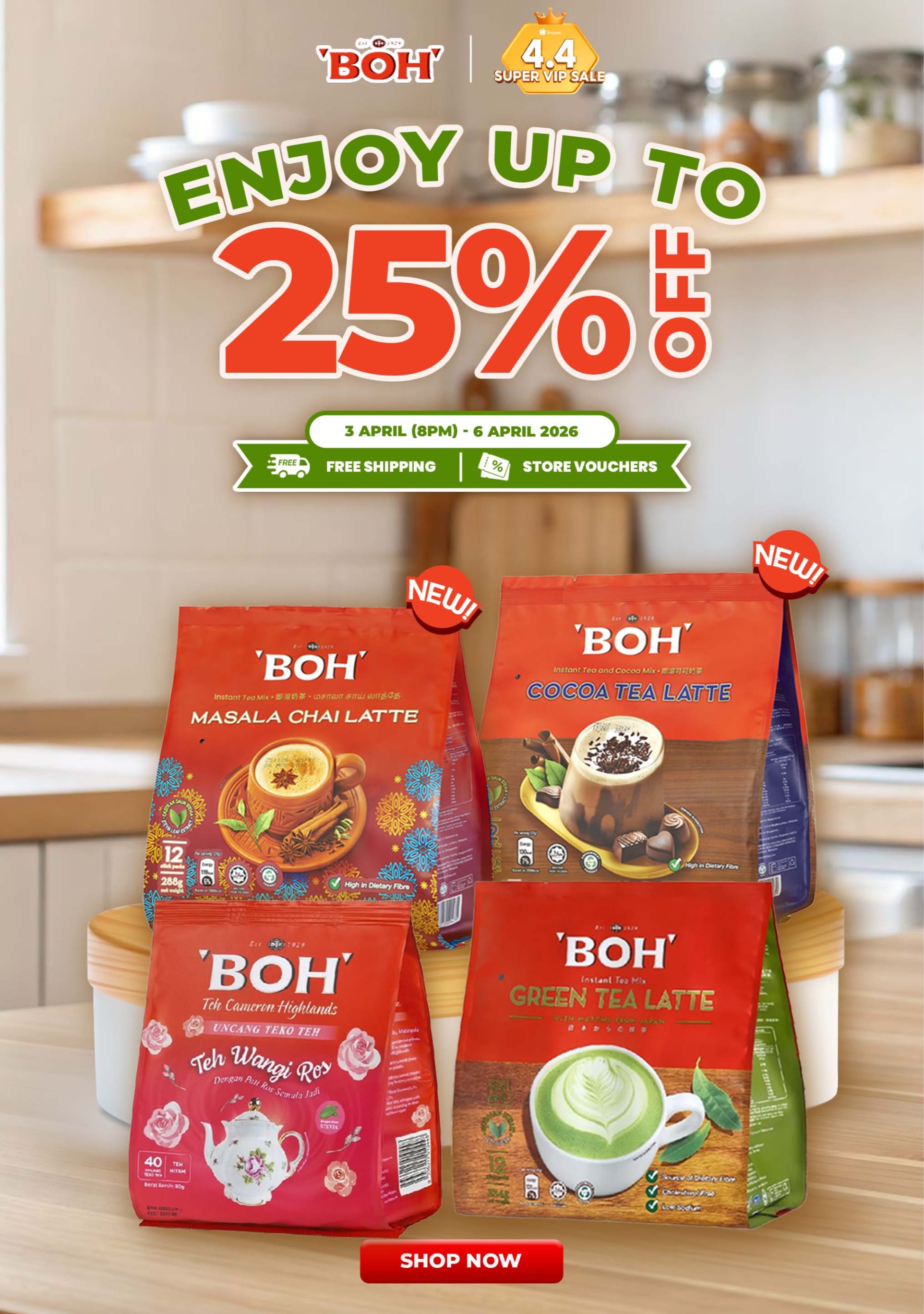 BOH Tea Online, June 2026 | Shopee Malaysia