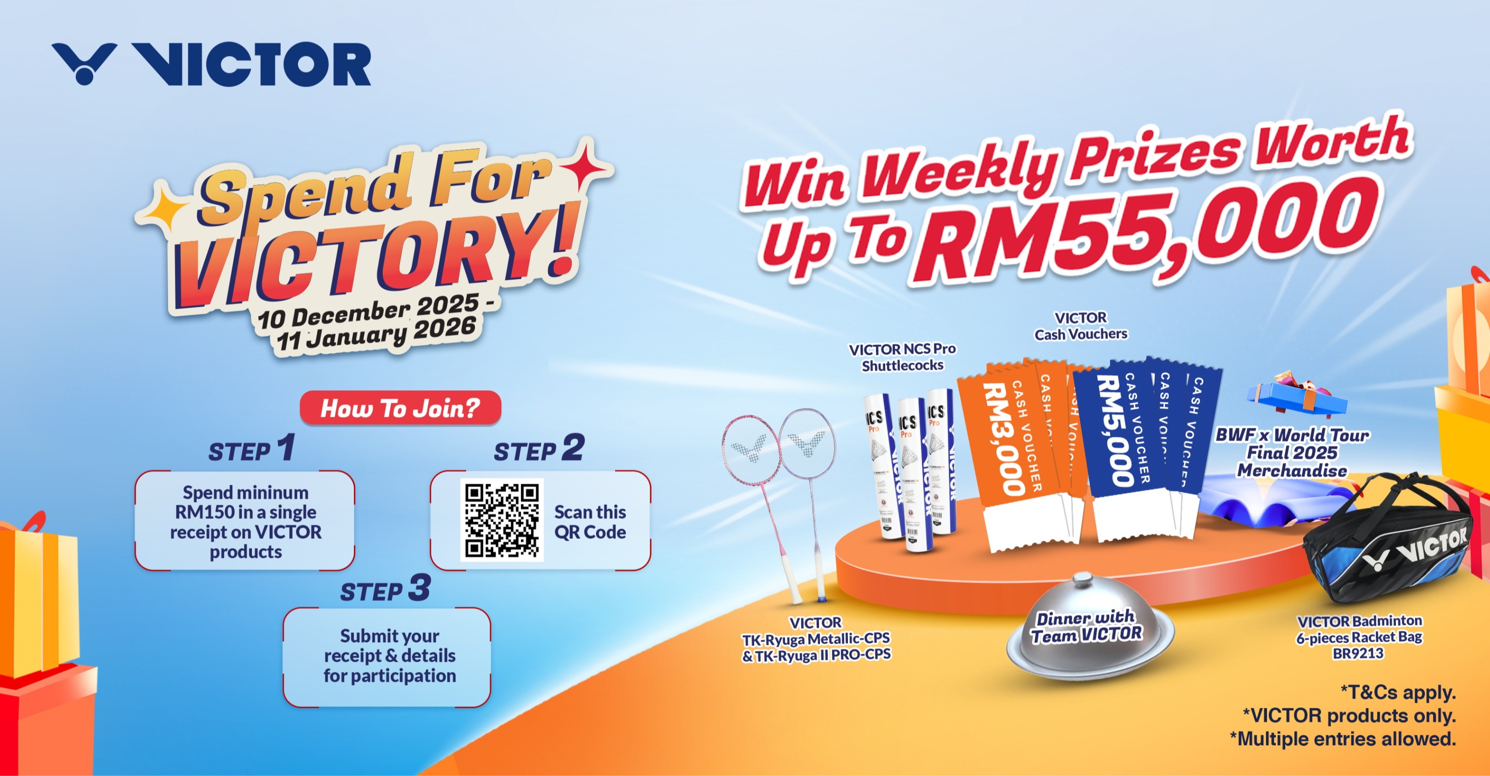 VICTOR Online Store, January 2026 | Shopee Malaysia