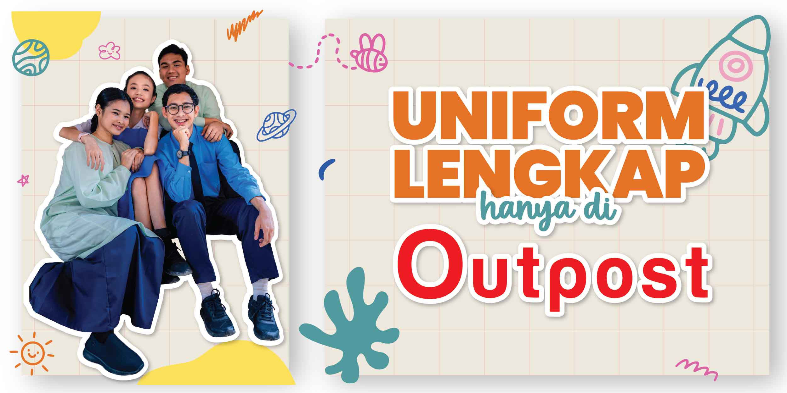Outpost Uniform Official Online Store, June 2026 | Shopee Malaysia