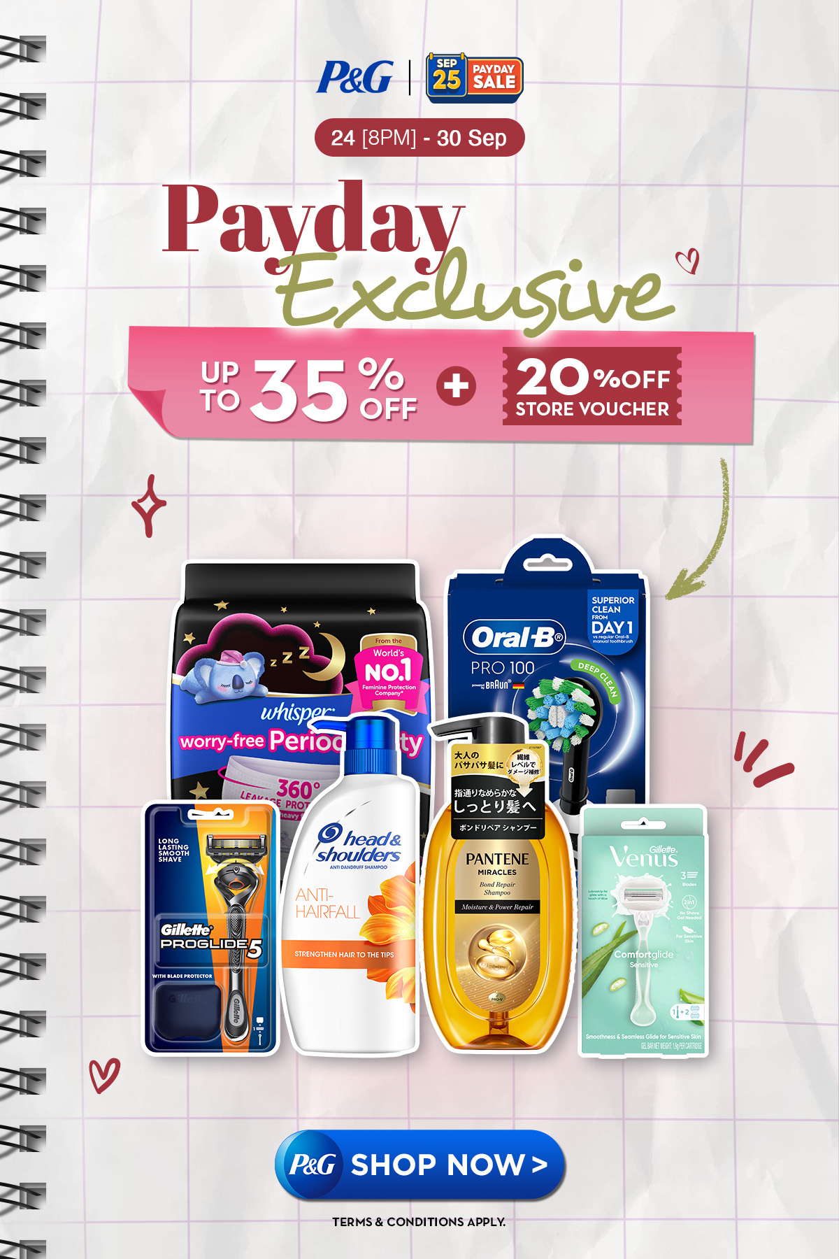 P&G Official Online Store, September 2025 | Shopee Malaysia