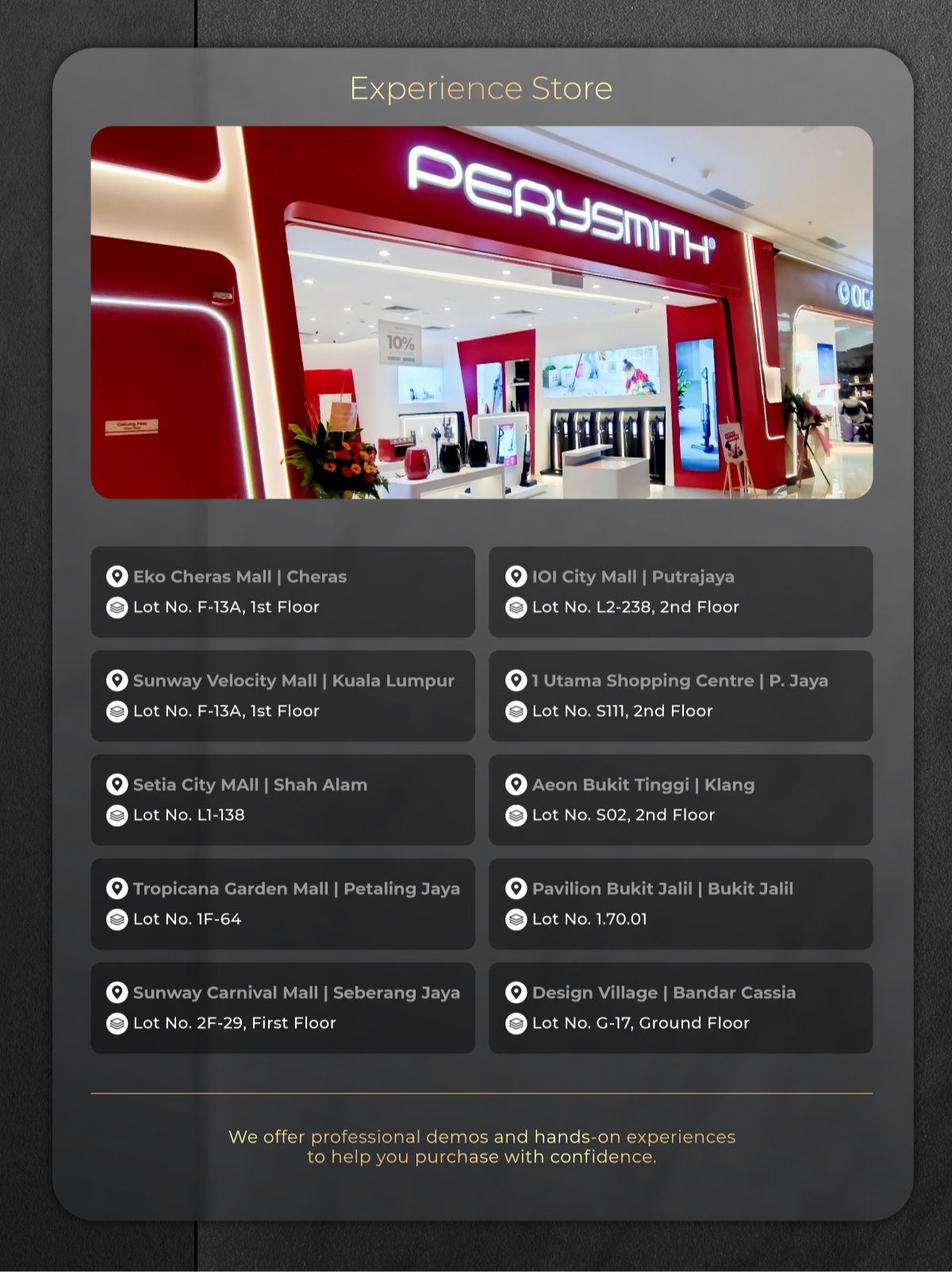 PerySmith Official Online Store, May 2026 | Shopee Malaysia