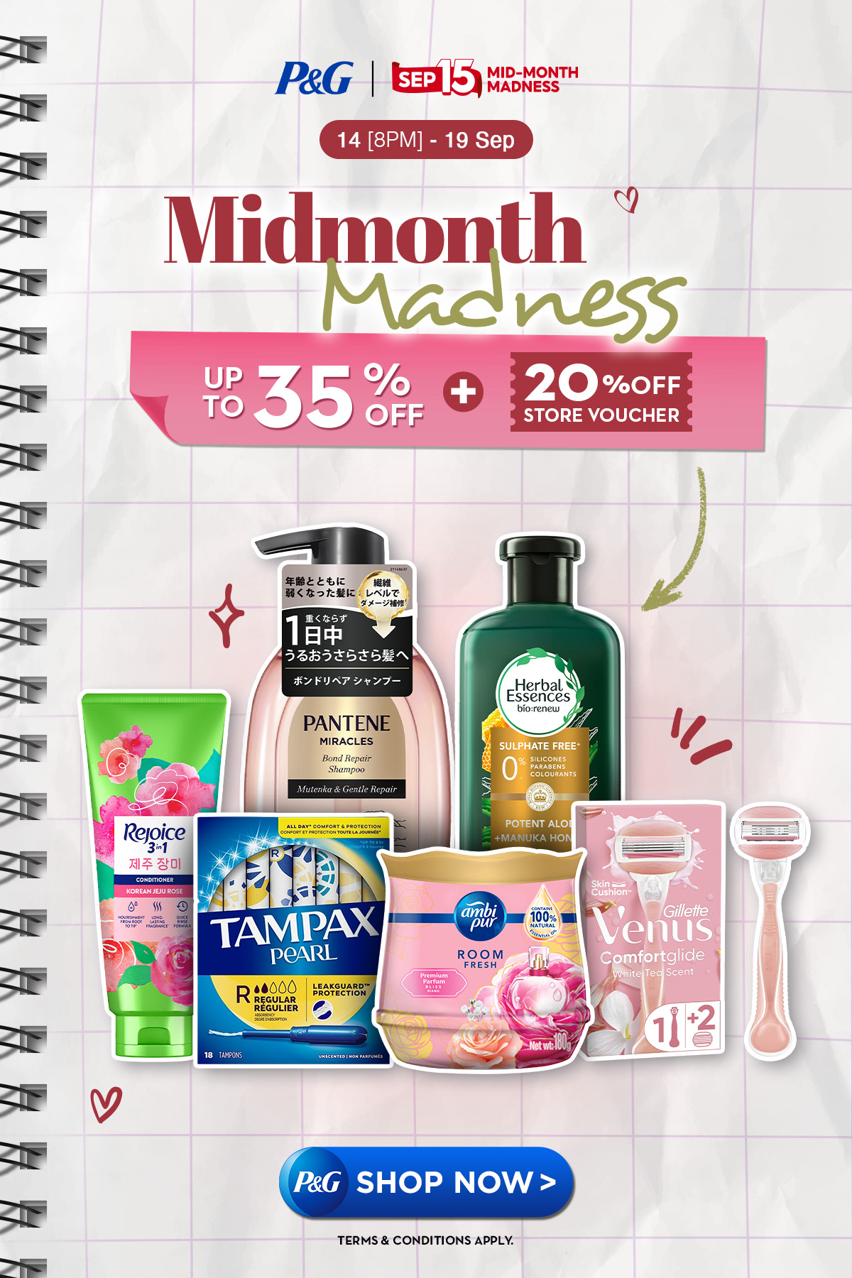 P&G Official Online Store, September 2025 | Shopee Malaysia