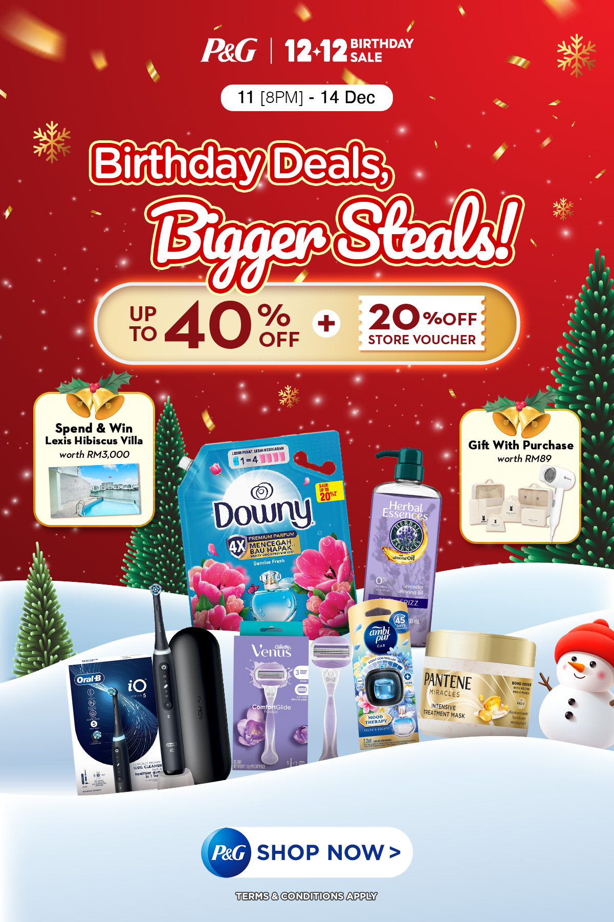 P&G Official Online Store, December 2025 | Shopee Malaysia