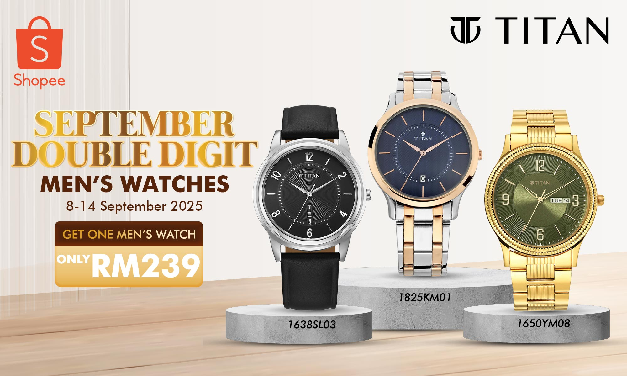 Titan Official Malaysia Online, September 2025 | Shopee Malaysia