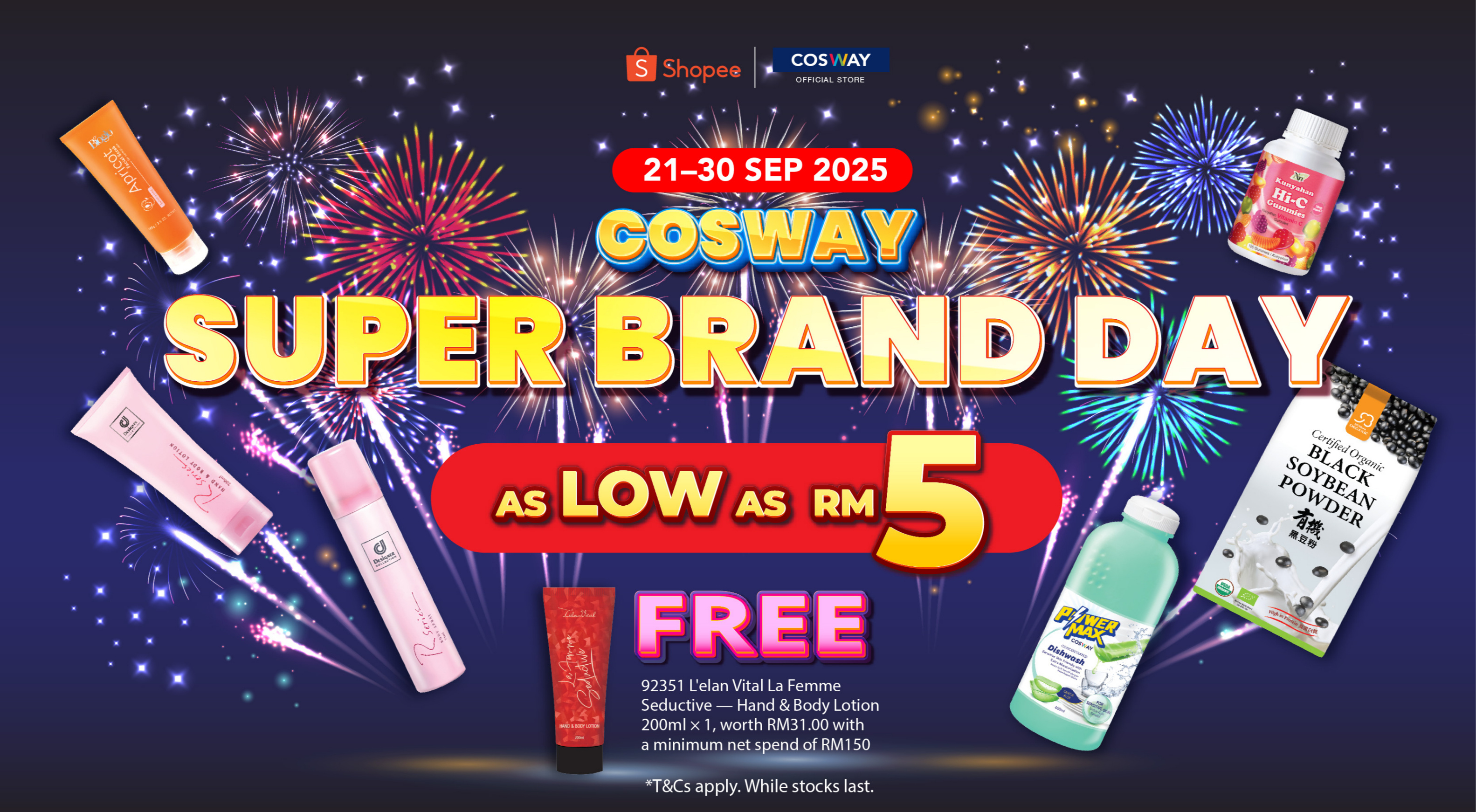 Cosway Malaysia Online, September 2025 | Shopee Malaysia
