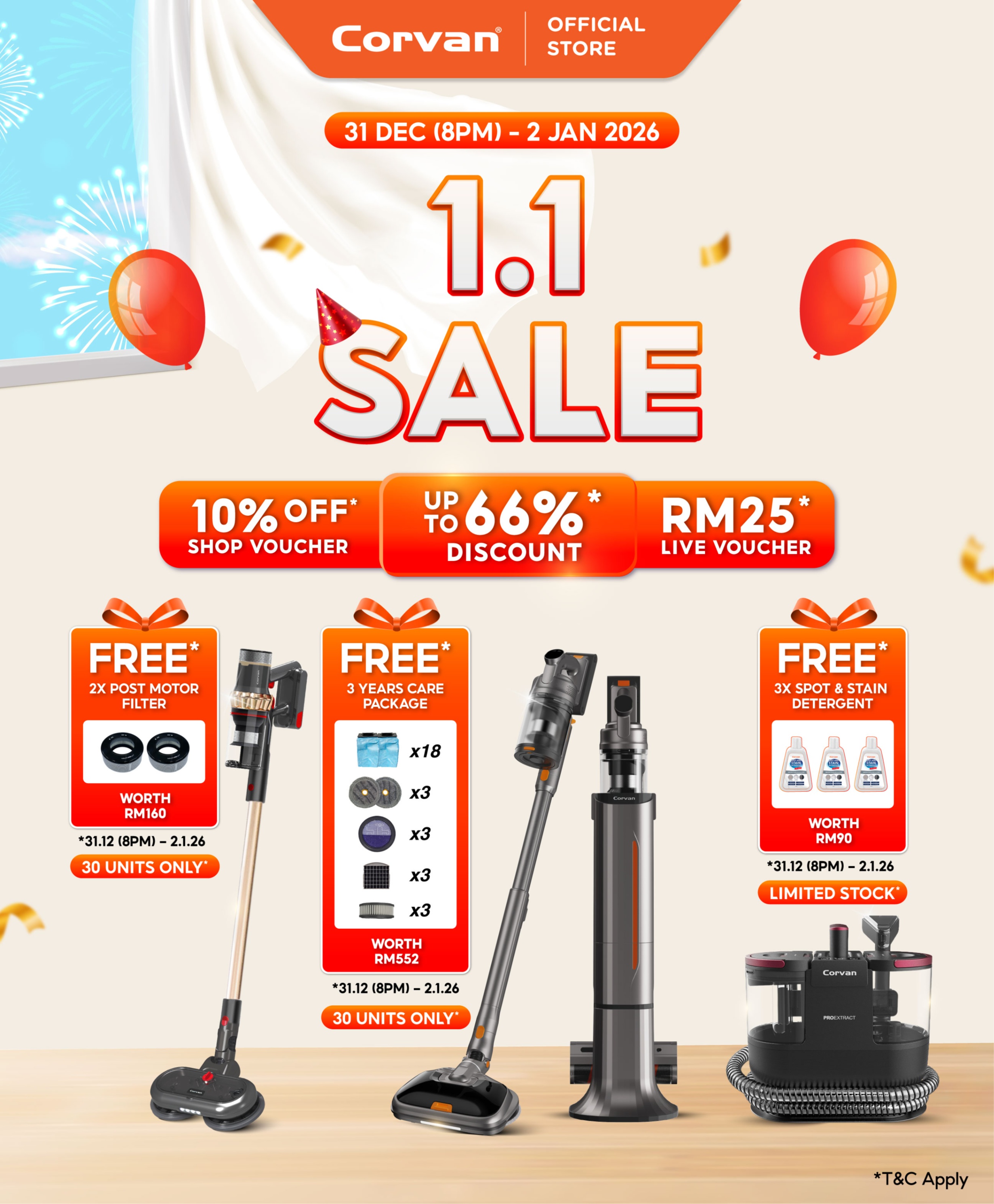 Corvan Official Online Store, January 2026 | Shopee Malaysia