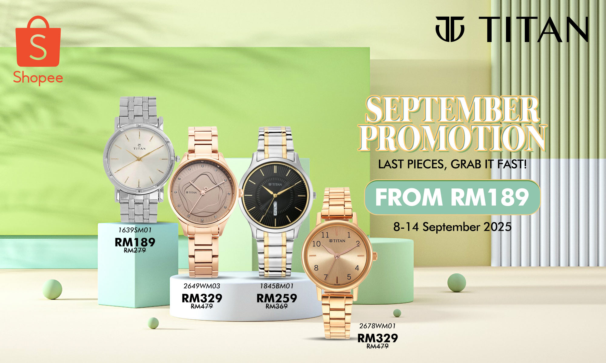 Titan Official Malaysia Online, September 2025 | Shopee Malaysia
