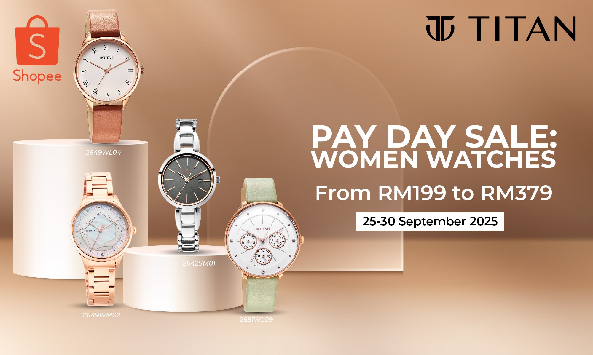 Titan Official Malaysia Online, October 2025 | Shopee Malaysia
