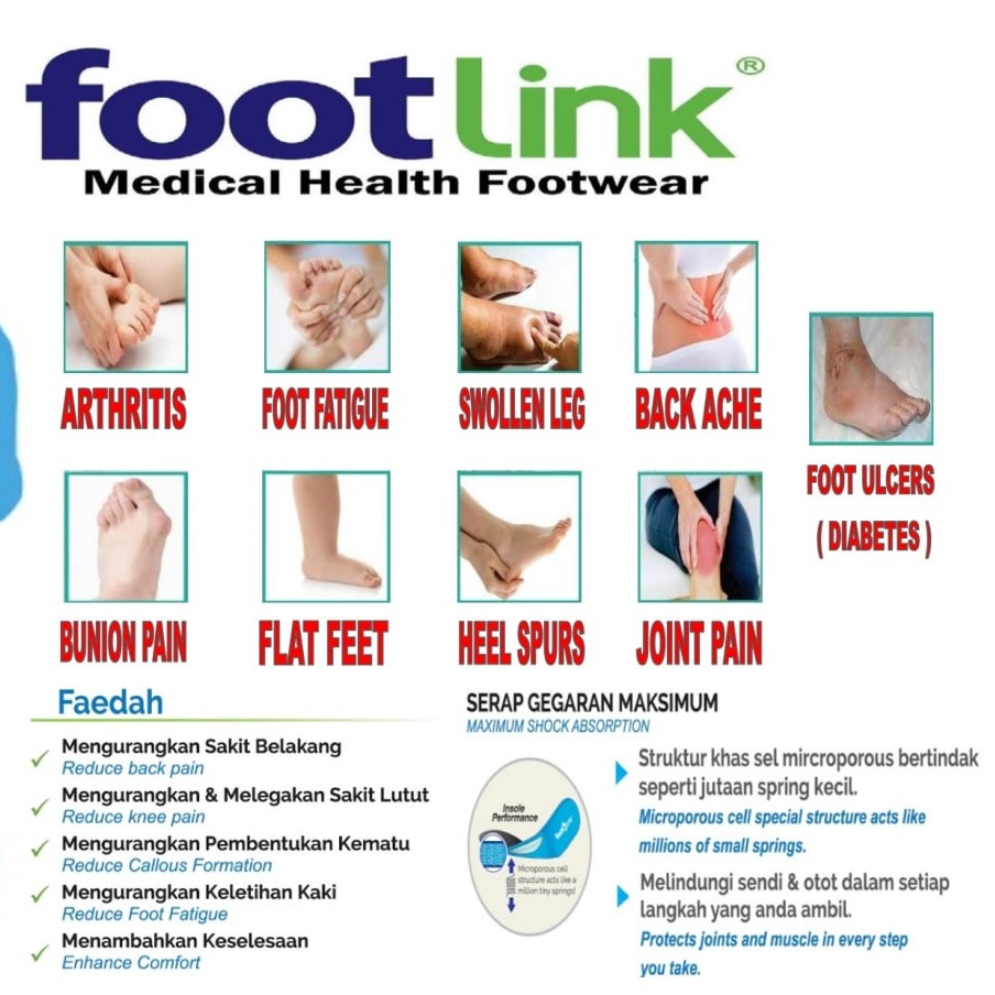FOOTLINK MEDICAL SHOES, Online Shop | Shopee Malaysia