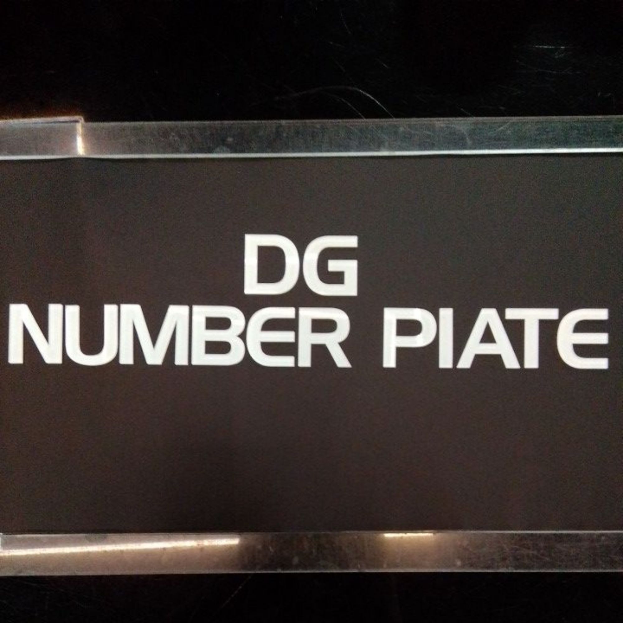 DG number plate, Online Shop | Shopee Malaysia