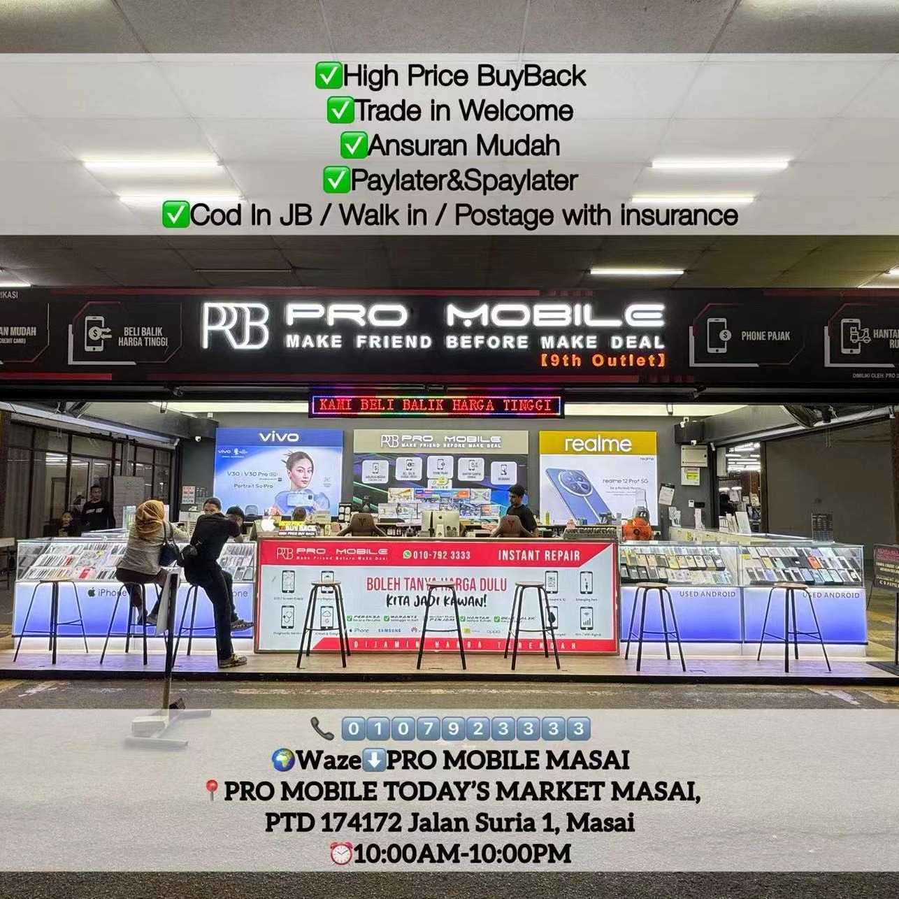 PRO MOBILE MASAI, Online Shop | Shopee Malaysia