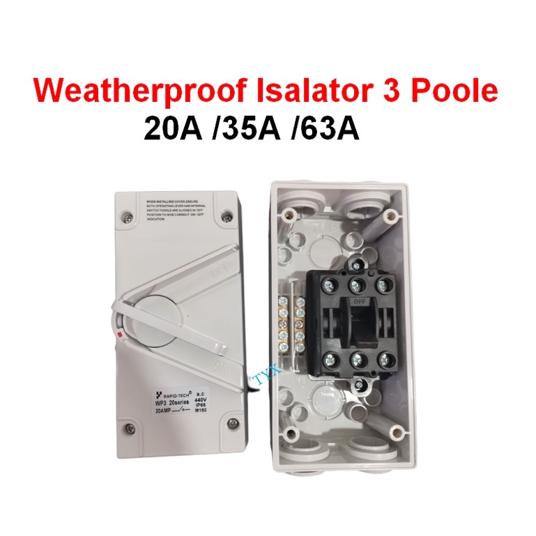 Isolator Switch Connection Single Phase Isolator Switch, 48% OFF