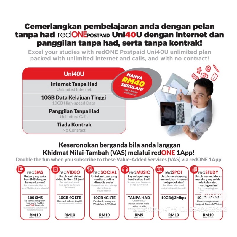Redone postpaid service, Online Shop | Shopee Malaysia