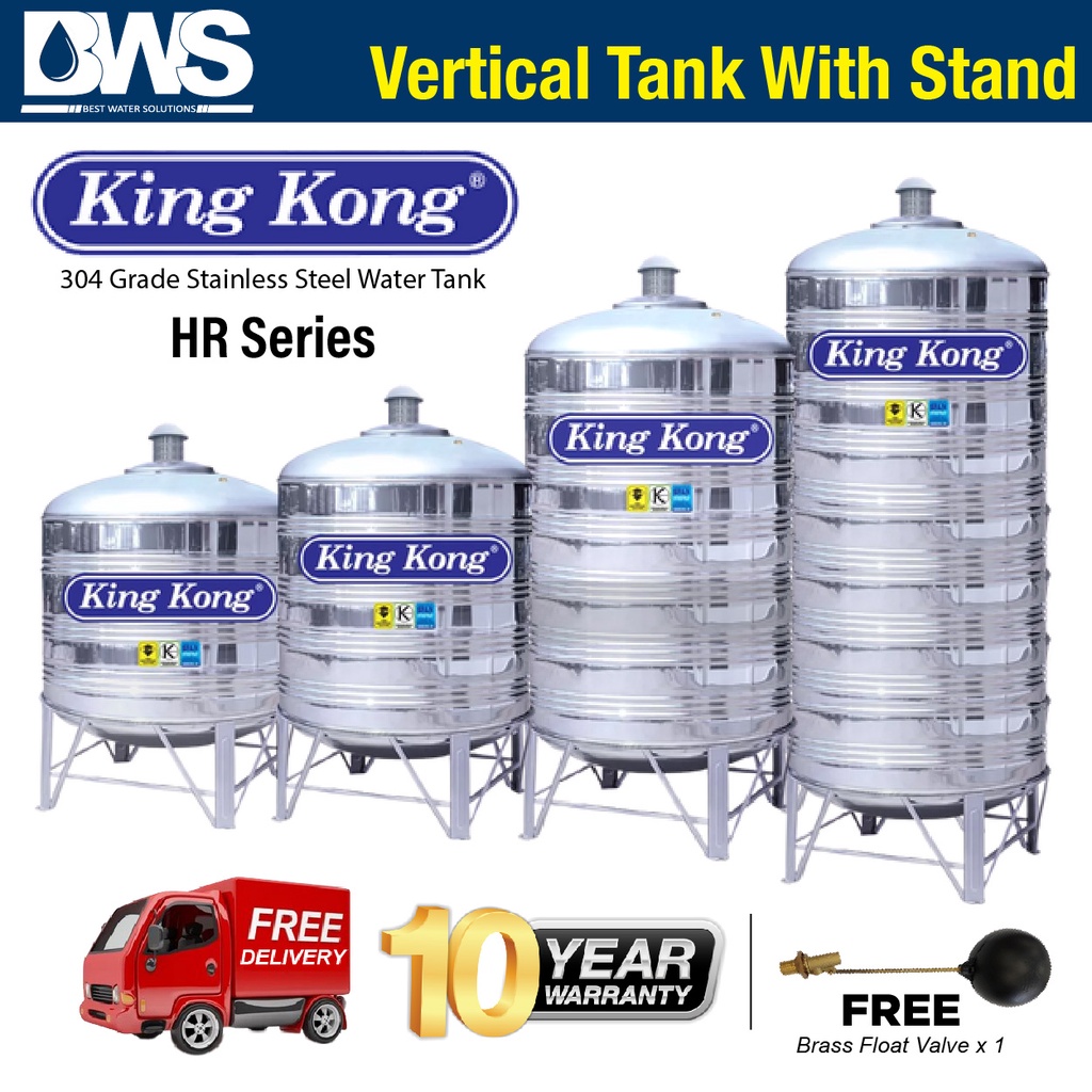 King Kong Stainless Steel Water Tank Malaysia HR 500 (5000, 41% OFF