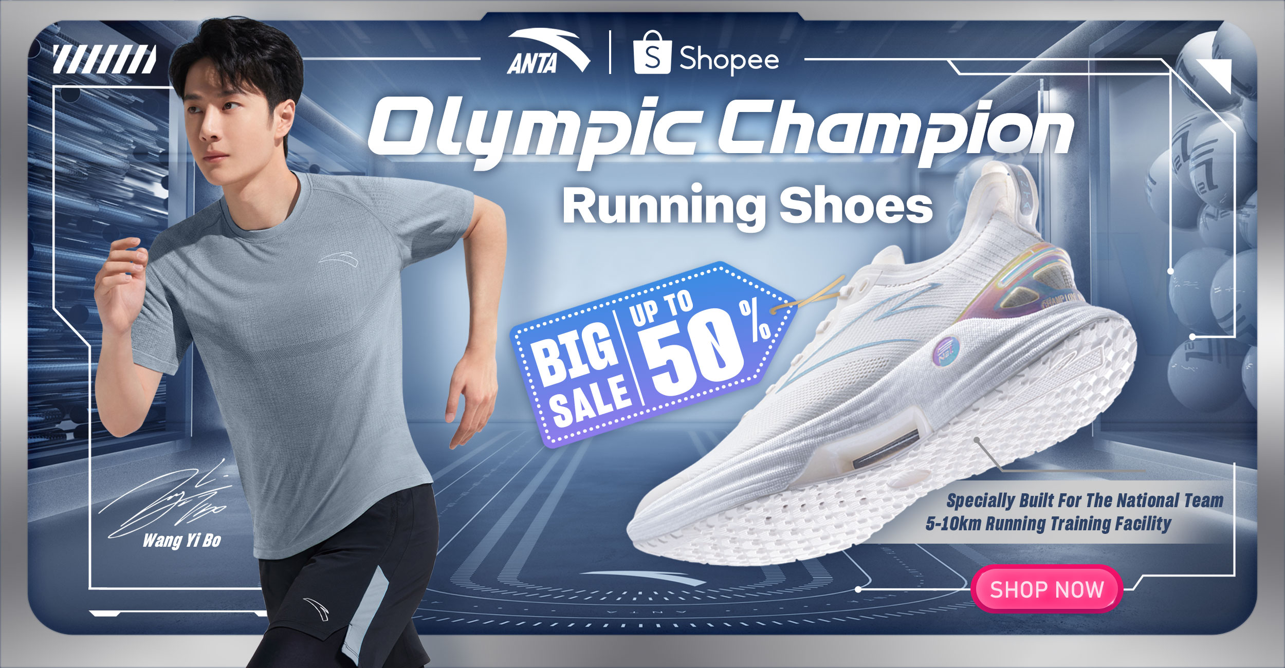 ANTA Sports Official Store Online, August 2023 | Shopee Malaysia